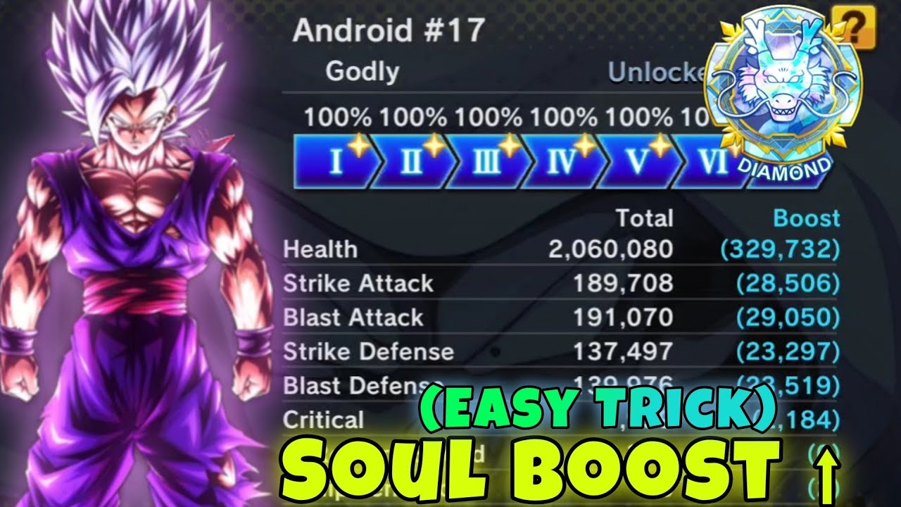 How to soul Boost Characters in Dragon Ball Legends | Easy Trick to ...