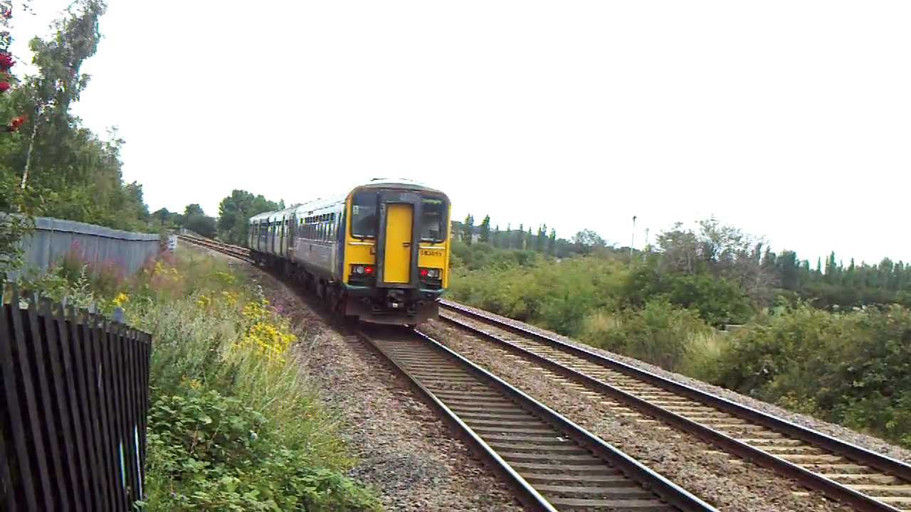 Northern Rail Class 150 272 with 12 tone at Featherstone - YouTube
