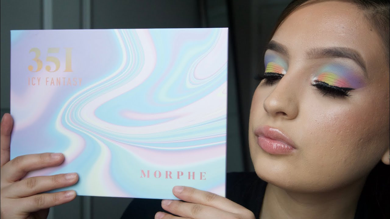 FIRST IMPRESSION ON THE MORPHE 35I ICY FANTASY PALETTE - YouTube