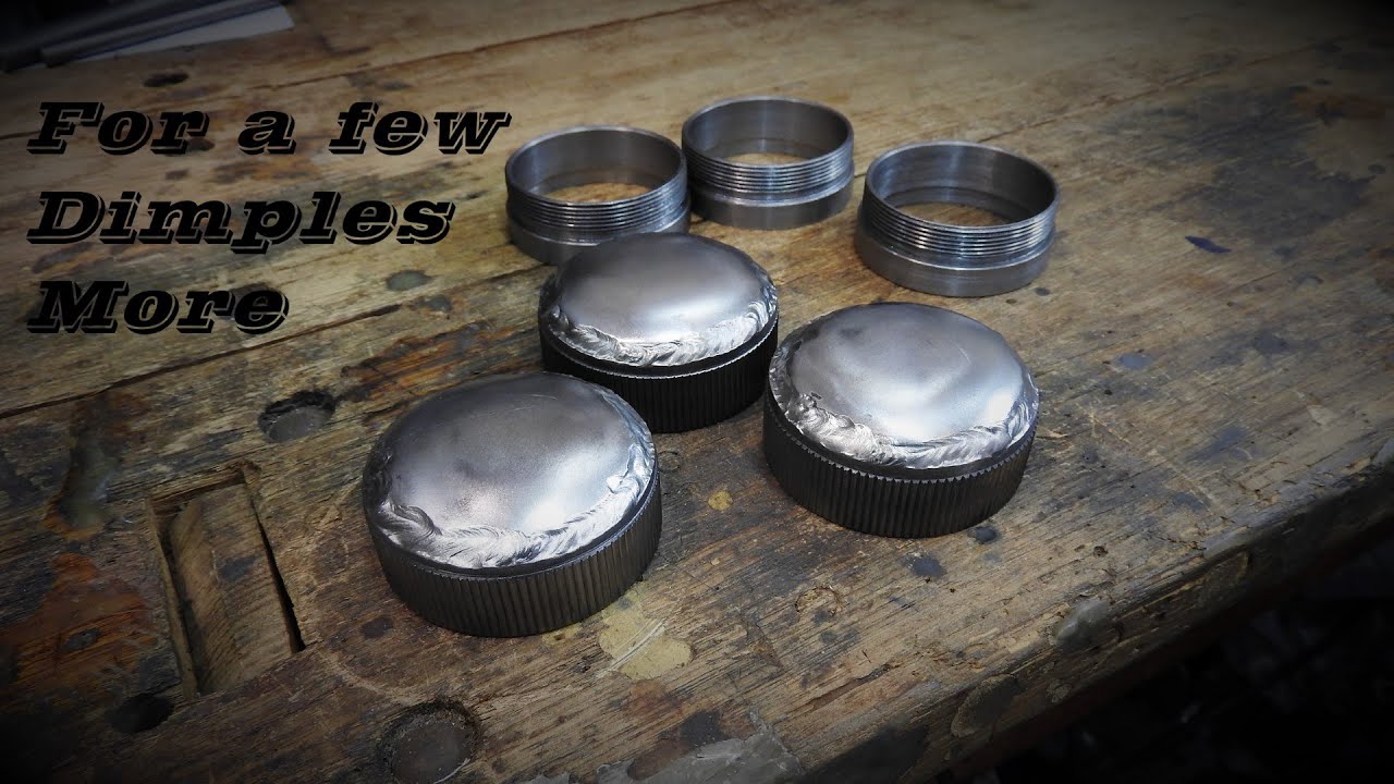 Making caps for the oil cans - YouTube