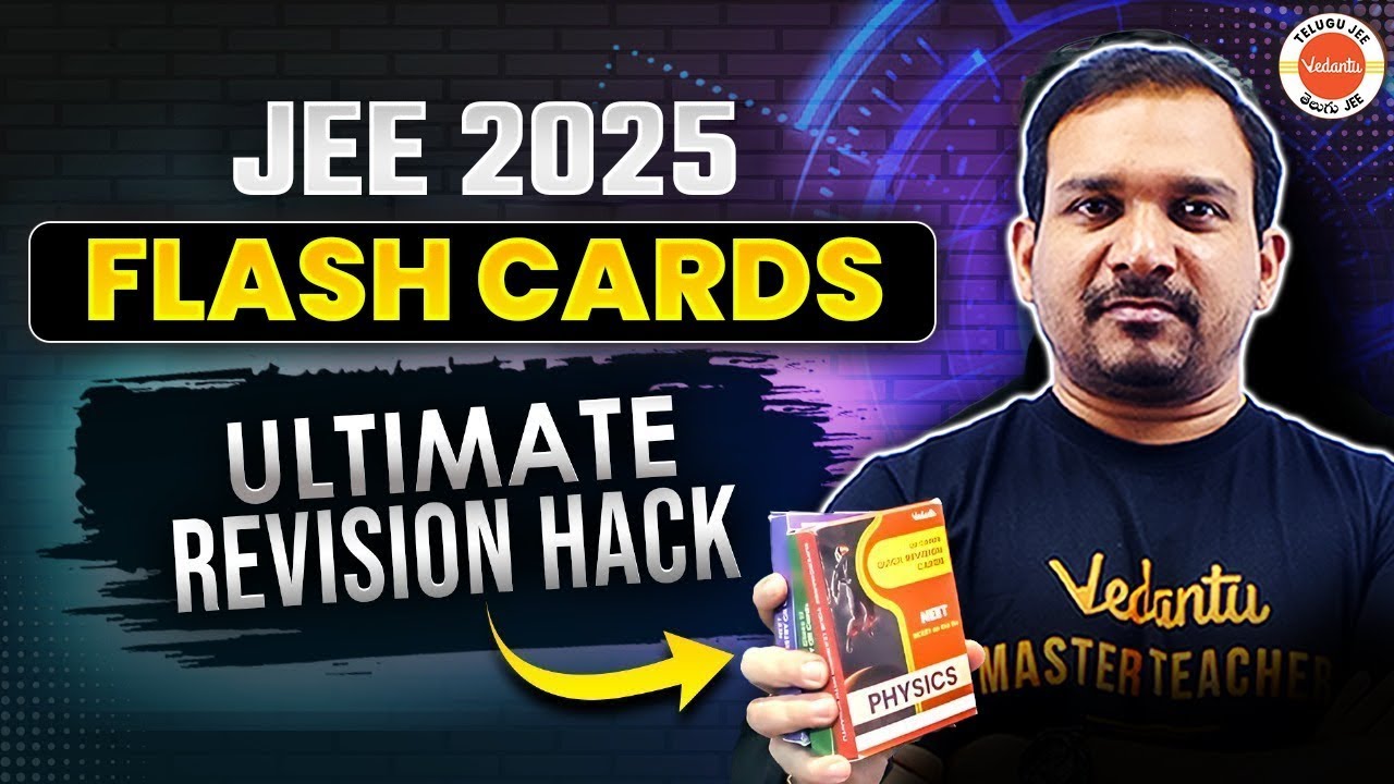 JEE 2025 - FLASH CARDS🔥 | Ultimate Revision Hack | Best Study Notes ...