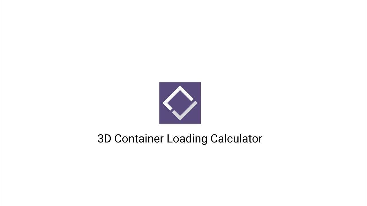 3D Container Loading Calculator - YouTube