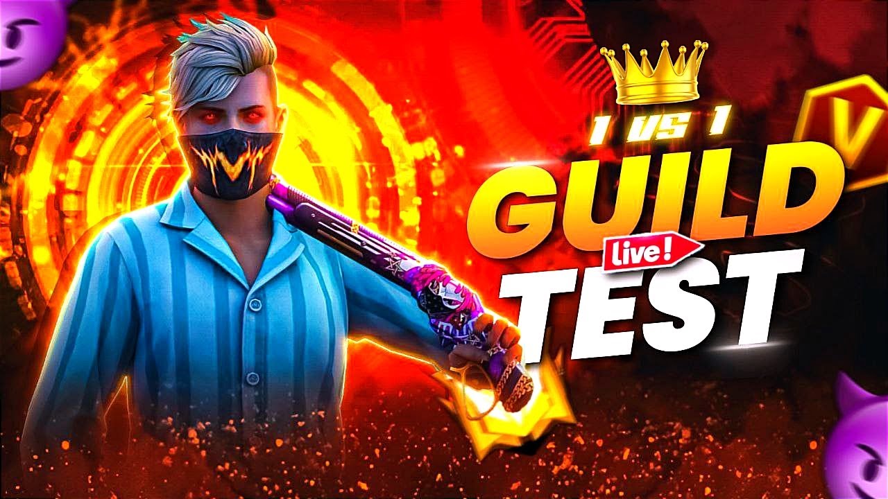 Free Fire Live Guild Test 👽⚡ Free Fire Guild Test Live Stream😱 # ...