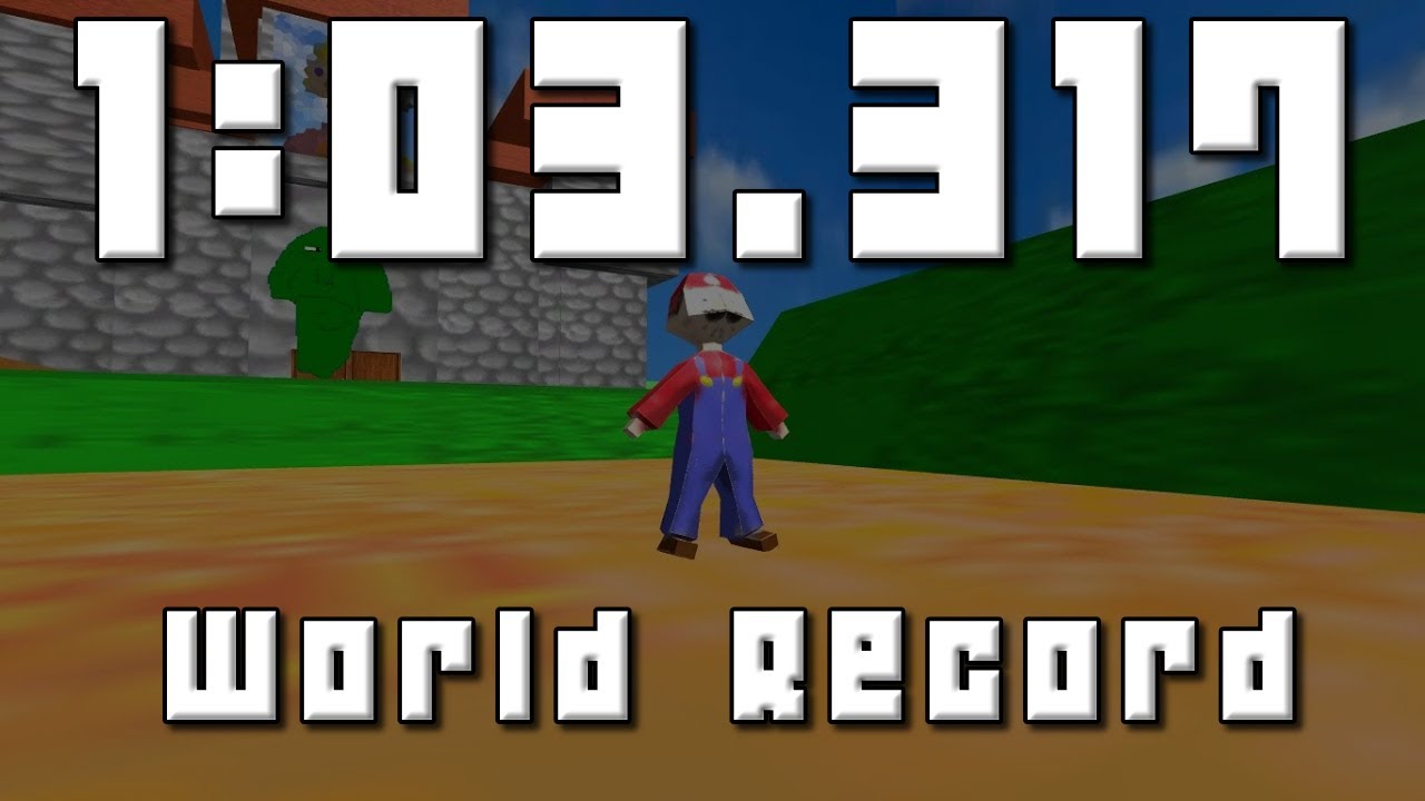 Supra Mayro 64 1.3.0 Speedrun World Record (1:03.317) - YouTube