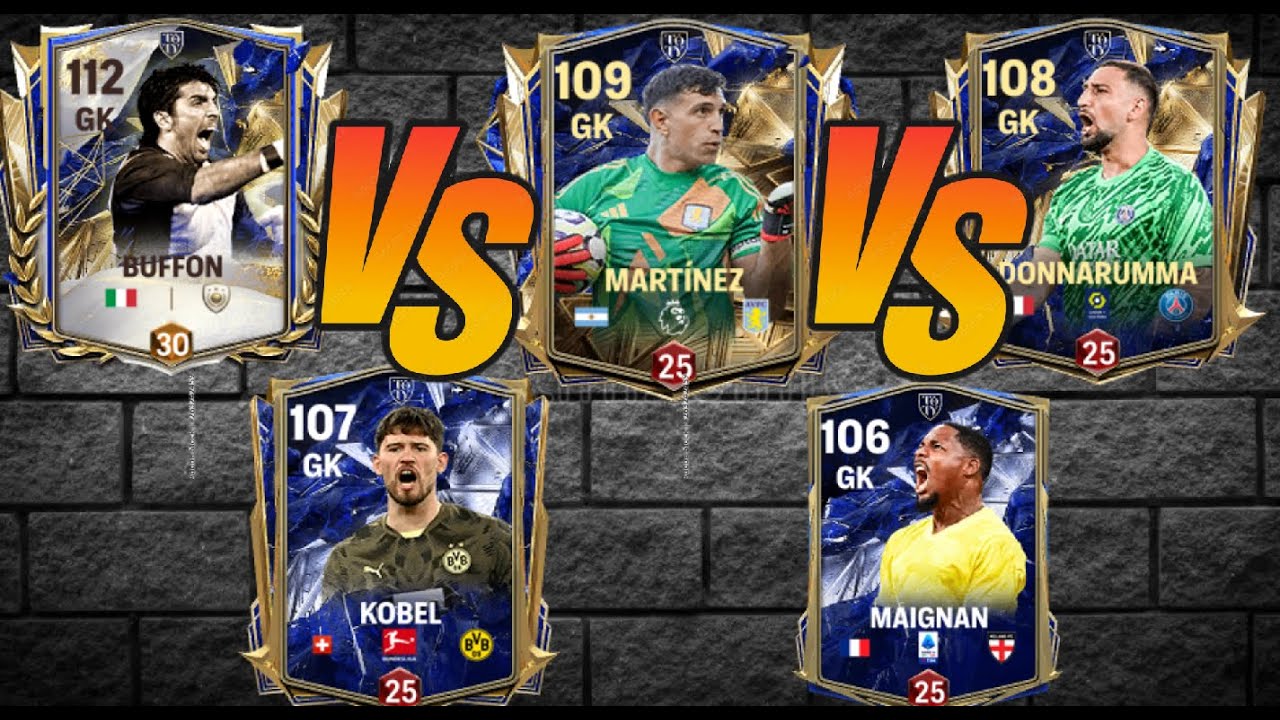 DONNARUMMA VS MARTINEZ VS BUFFON VS KOBEL VS MAIGNAN | ¿QUIEN ES EL ...