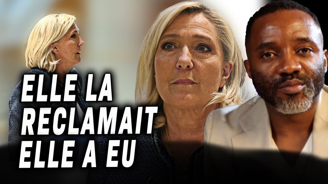 La justice française 🇫🇷 s'est soigné avec Marine Le Pen - YouTube