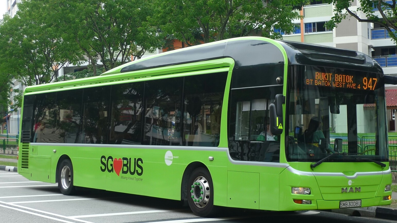 Tower Transit Singapore Bus Service 947, SMB3034T (Full Trip) - YouTube