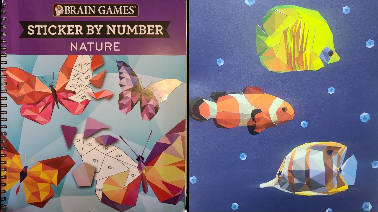 Brain Games - Sticker By Numbers Book - YouTube