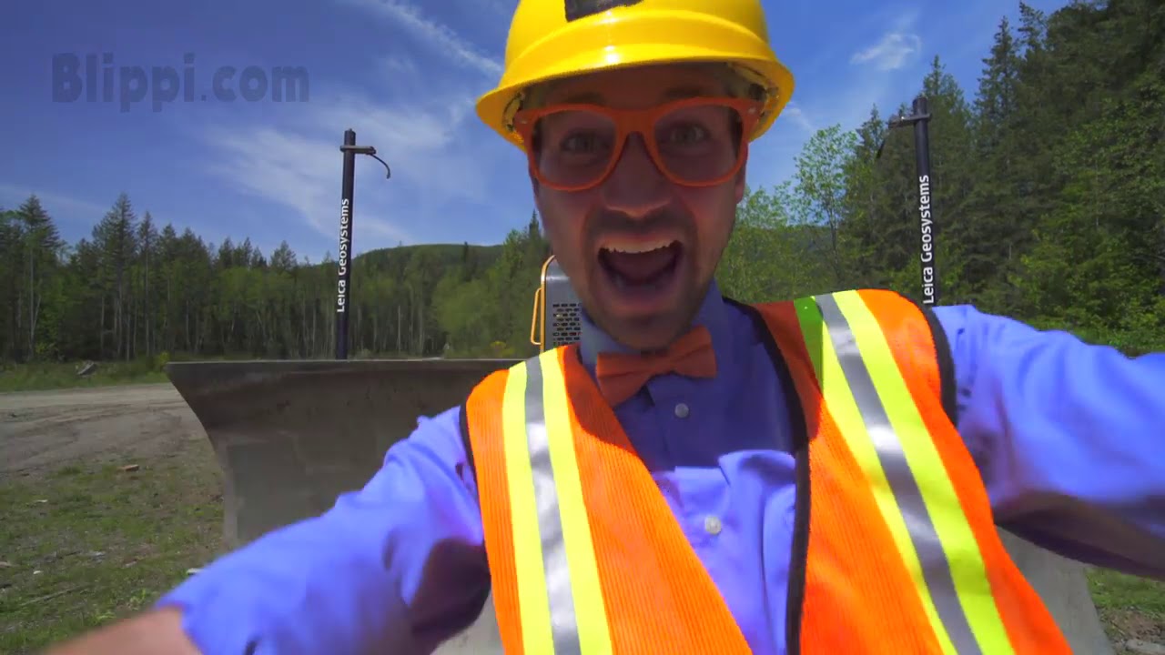 Blippi Bulldozer Educational Construction Trucks for Children - YouTube