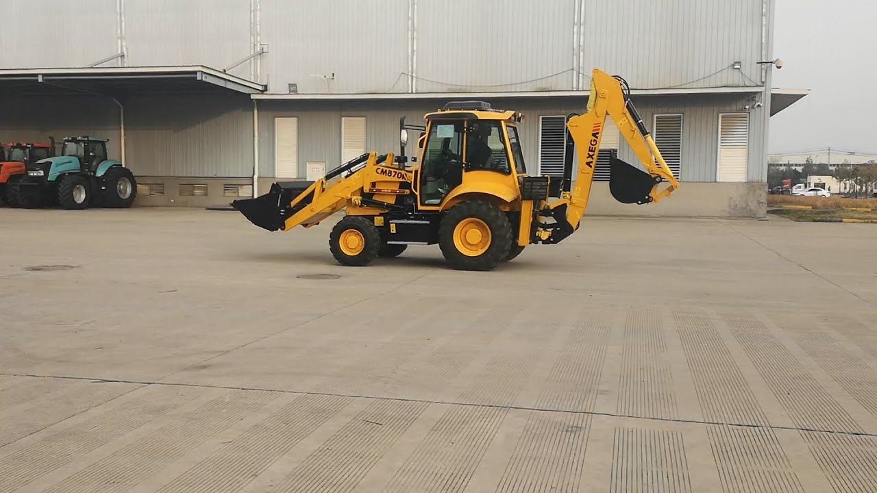 KAT BACKHOE LOADER made in xuzhou jiangsu china C870A(WZ30-25) waxing ...