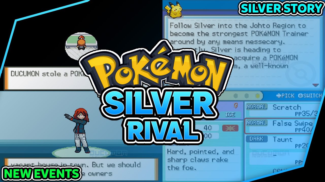 Completed Pokemon Game With Play as Silver, Silver Story, New Items ...