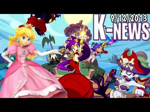 K-News - Peach Smash Bros Shantae Kickstarter & AirRace Speed Trailer