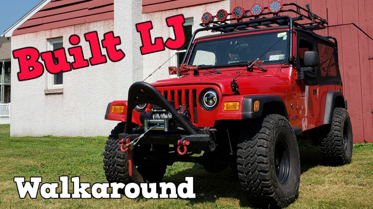 LJ ON 35s | JEEP BUILD WALKAROUND - YouTube