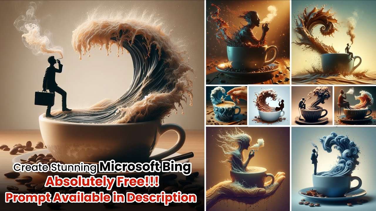 3D Coffee Cup Manipulation with AI Microsoft bing - YouTube