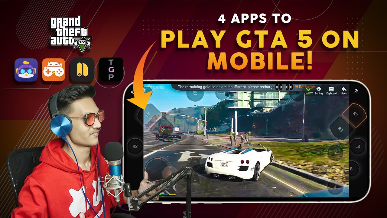 How to Play GTA 5 in Mobile Top 4 Cloud Gaming Apps (PROOF) Chikki ...