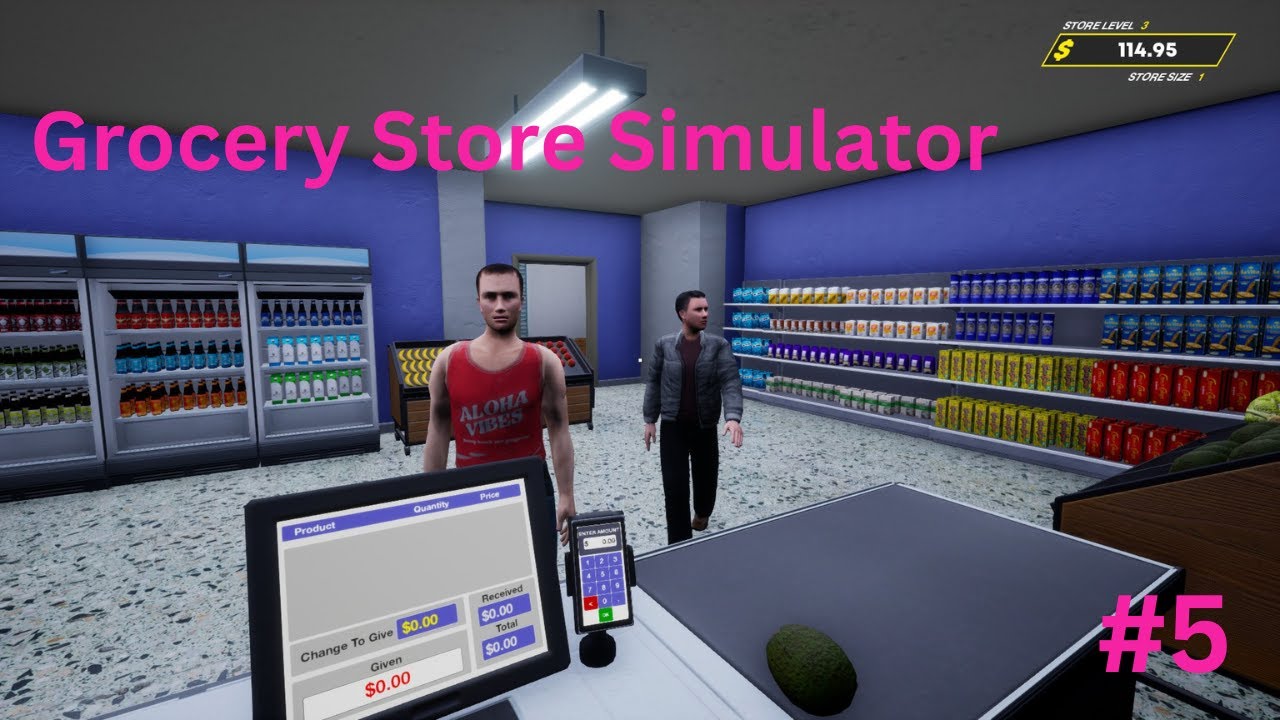 Grocery Store Simulator EP05 - So much to do - YouTube