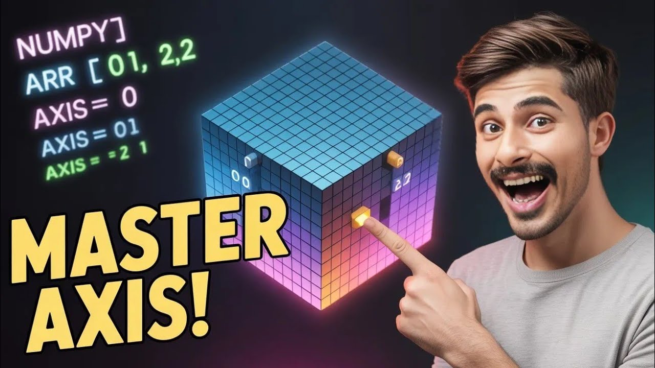 Multidimensional Indexing and Axis in Numpy | Numpy Tutorial for Beginners | Data Science Course ...