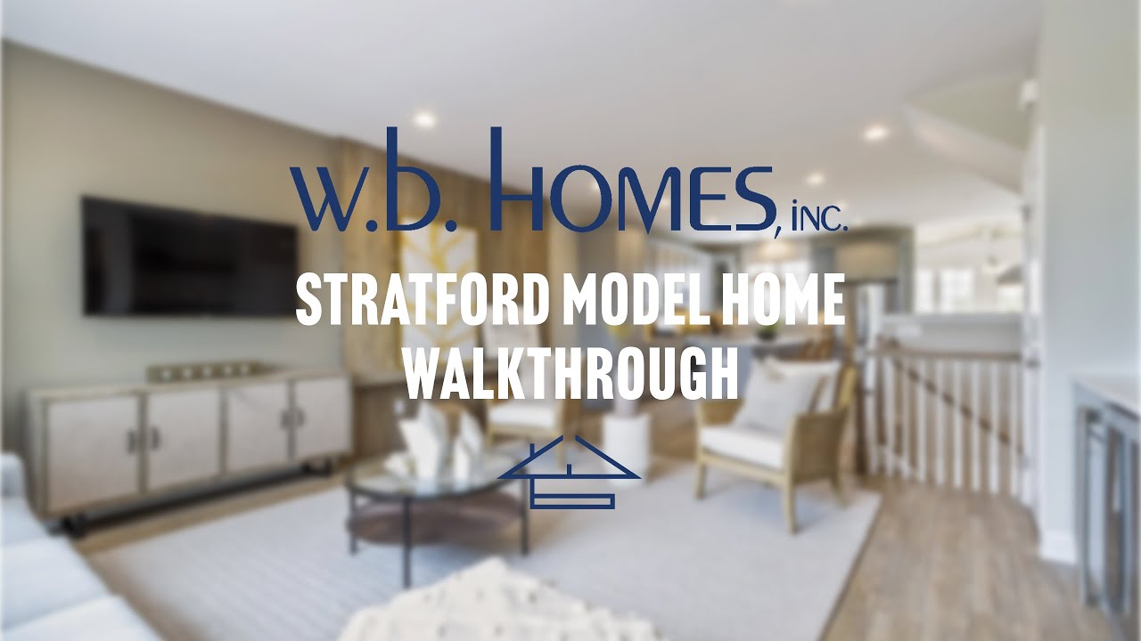 Stratford Model Home Walkthrough - YouTube