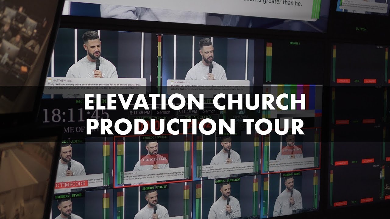 ELEVATION CHURCH Production Tour - YouTube