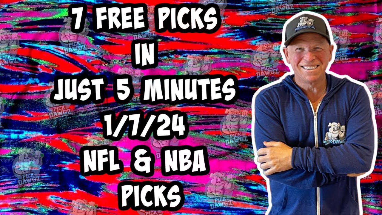 Nfl And Nba Best Bets For Today Picks And Predictions Sunday 1 7 24 7