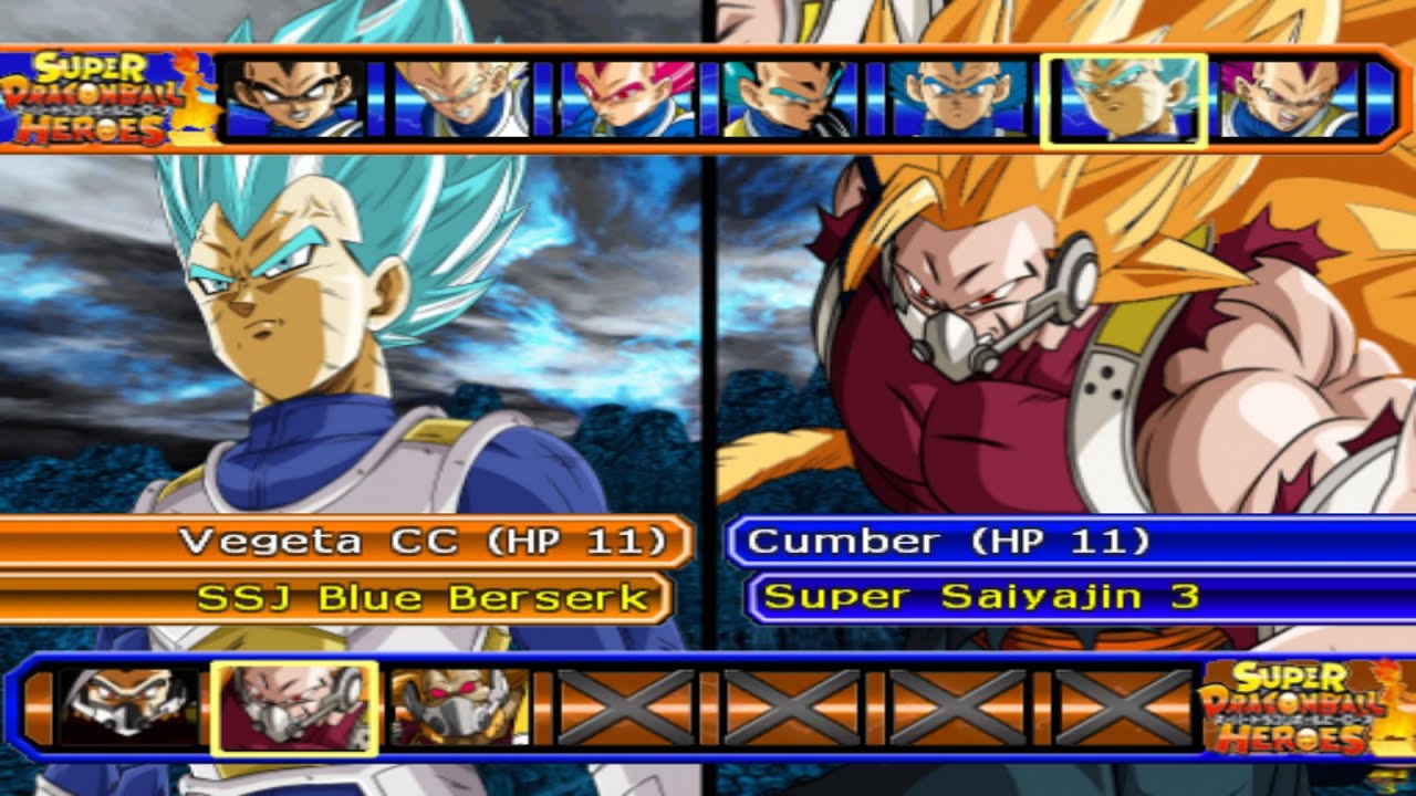 ISO Súper Dragon Ball Héroes V5 - Vegeta CC vs Turles and Cumber SSJ3 ...
