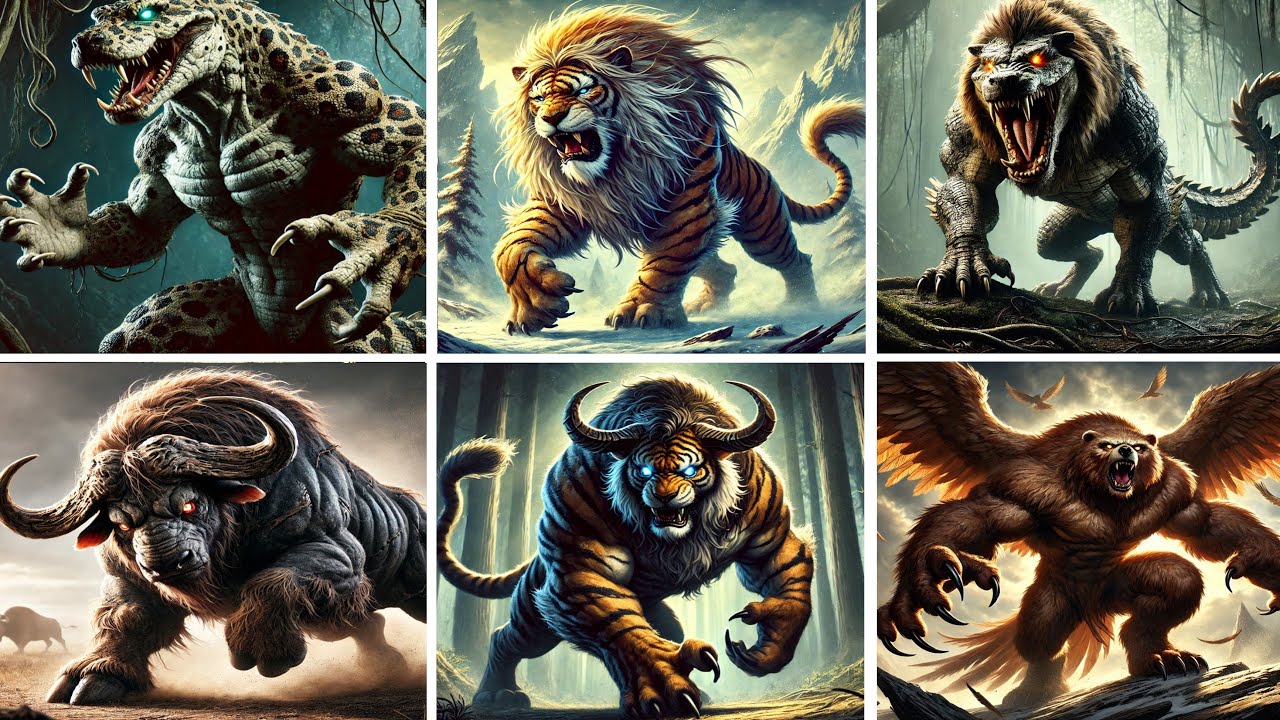 Amazing Animal Fusion Hybrids 😱Best Animals Fusion #ai #aiart # ...