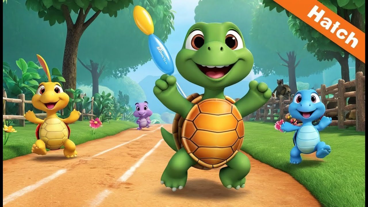 🐢 Turtle Races with Friends | Fun Kids Nursery Rhyme & Baby Song - YouTube