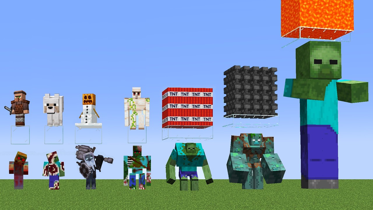 Which all zombie mutant mobs is immortal? - YouTube