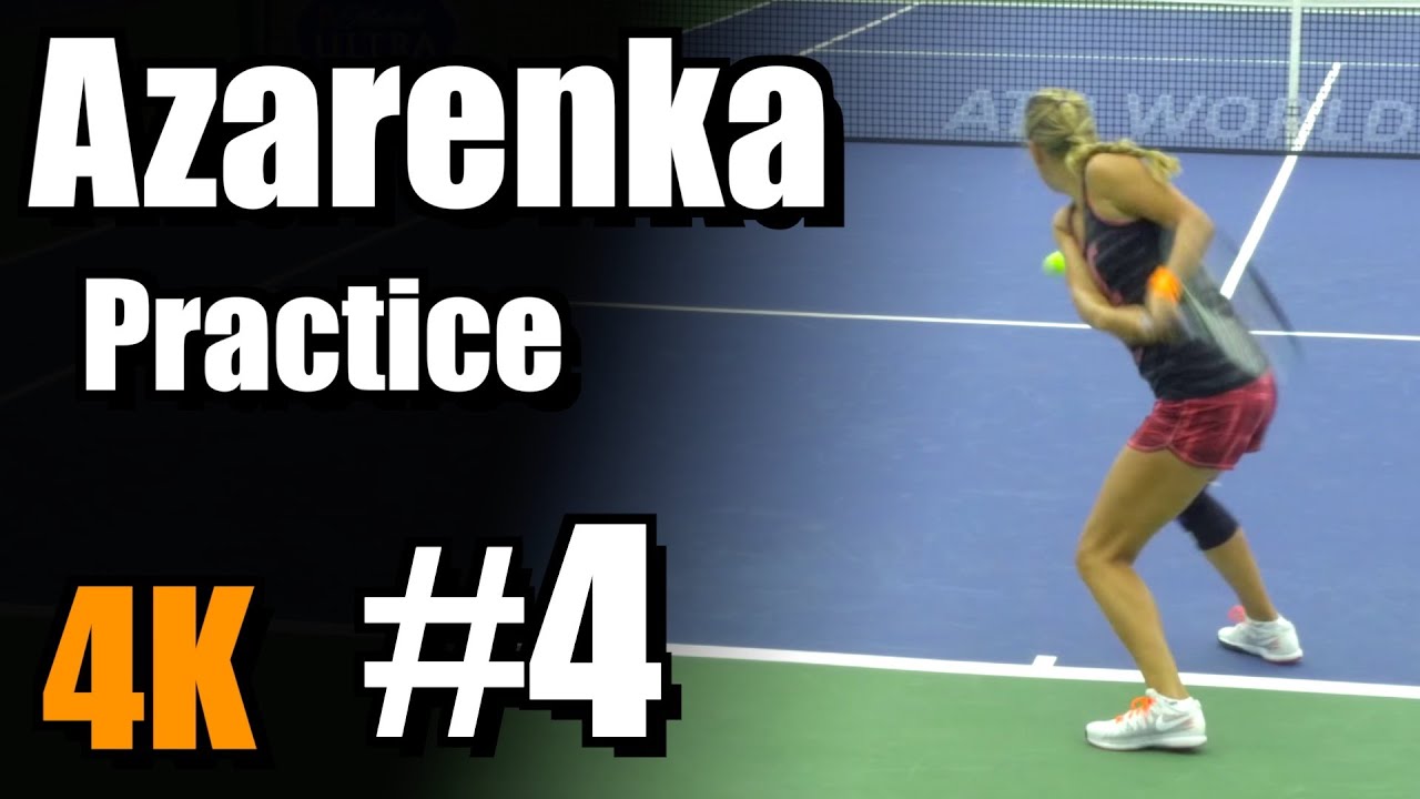 Victoria Azarenka in 4k | Practice #4 | Western & Southern Open 2014 ...