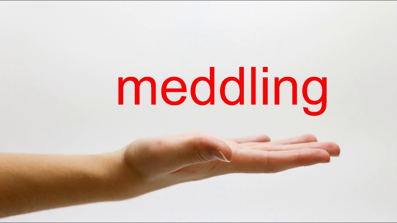 How to Pronounce meddling - American English - YouTube