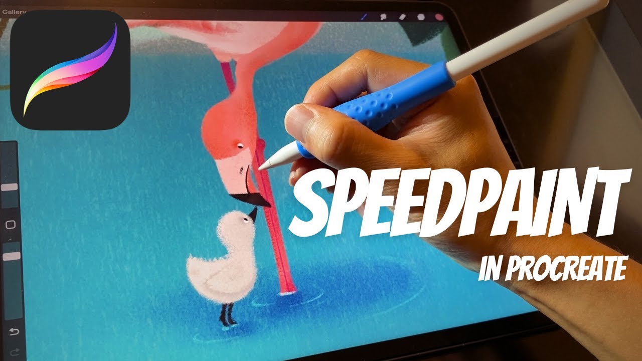 SPEEDPAINT in Procreate by a children's book illustrator | digital ...