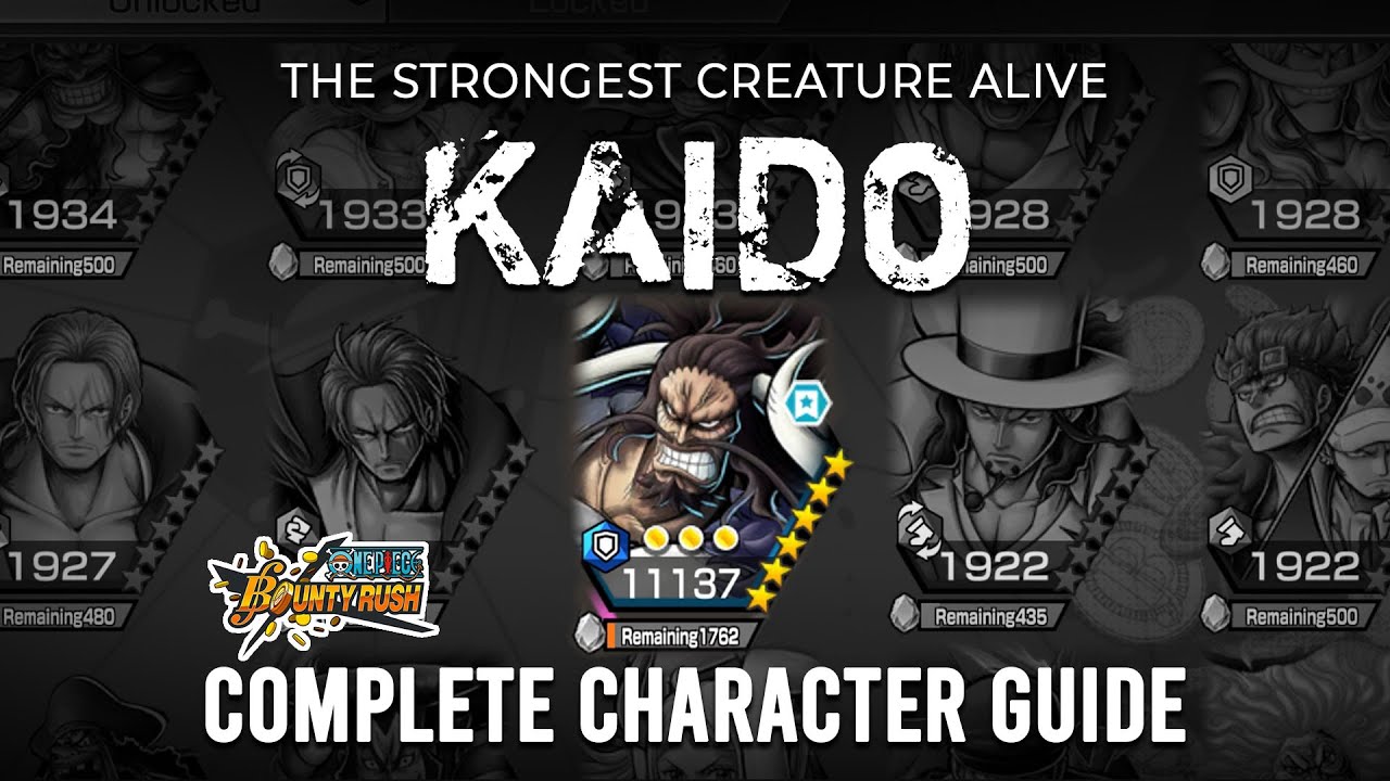 KAIDO: Complete Character Guide - Everything You Need to Know! 📒 Ep-4 ...