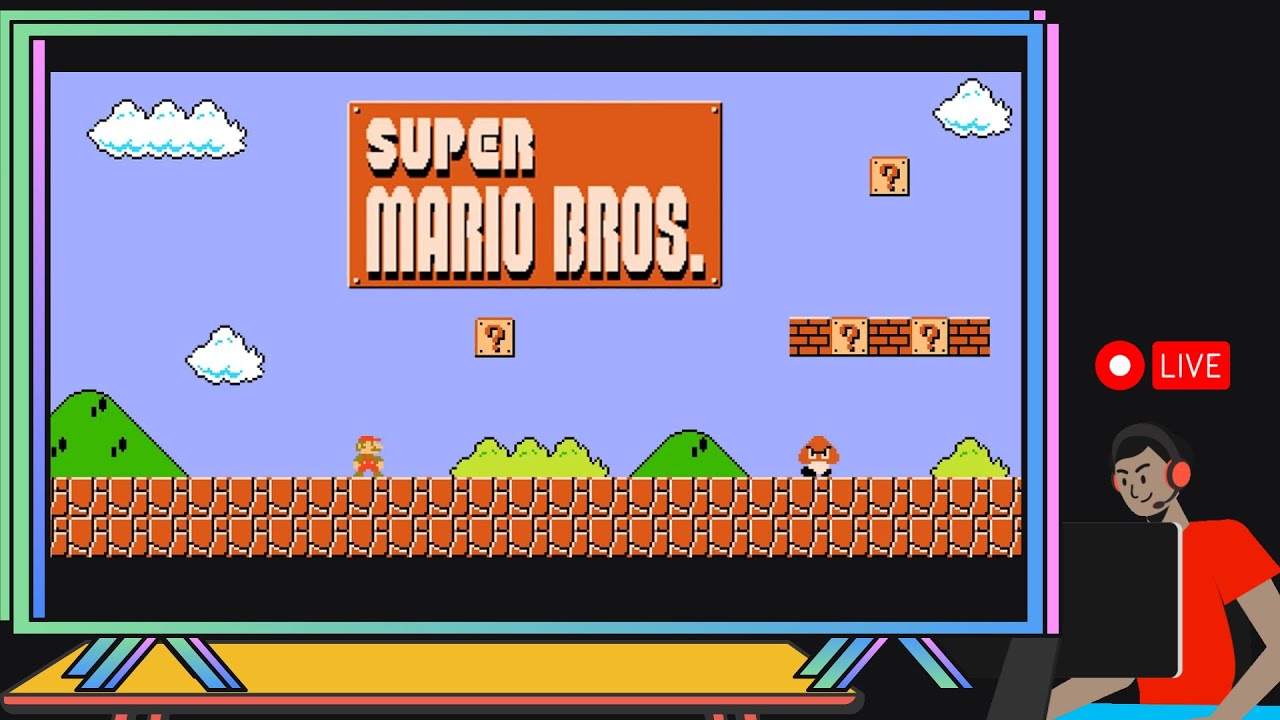Super Mario Game Live Stream | Vivek Dhande - YouTube