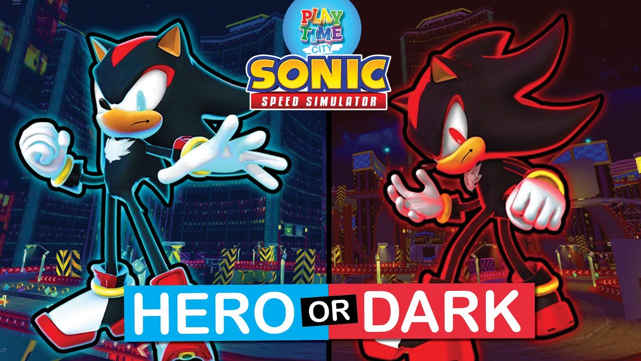 HERO SHADOW vs DARK SHADOW! WHO WINS in Sonic Speed Simulator??? - YouTube