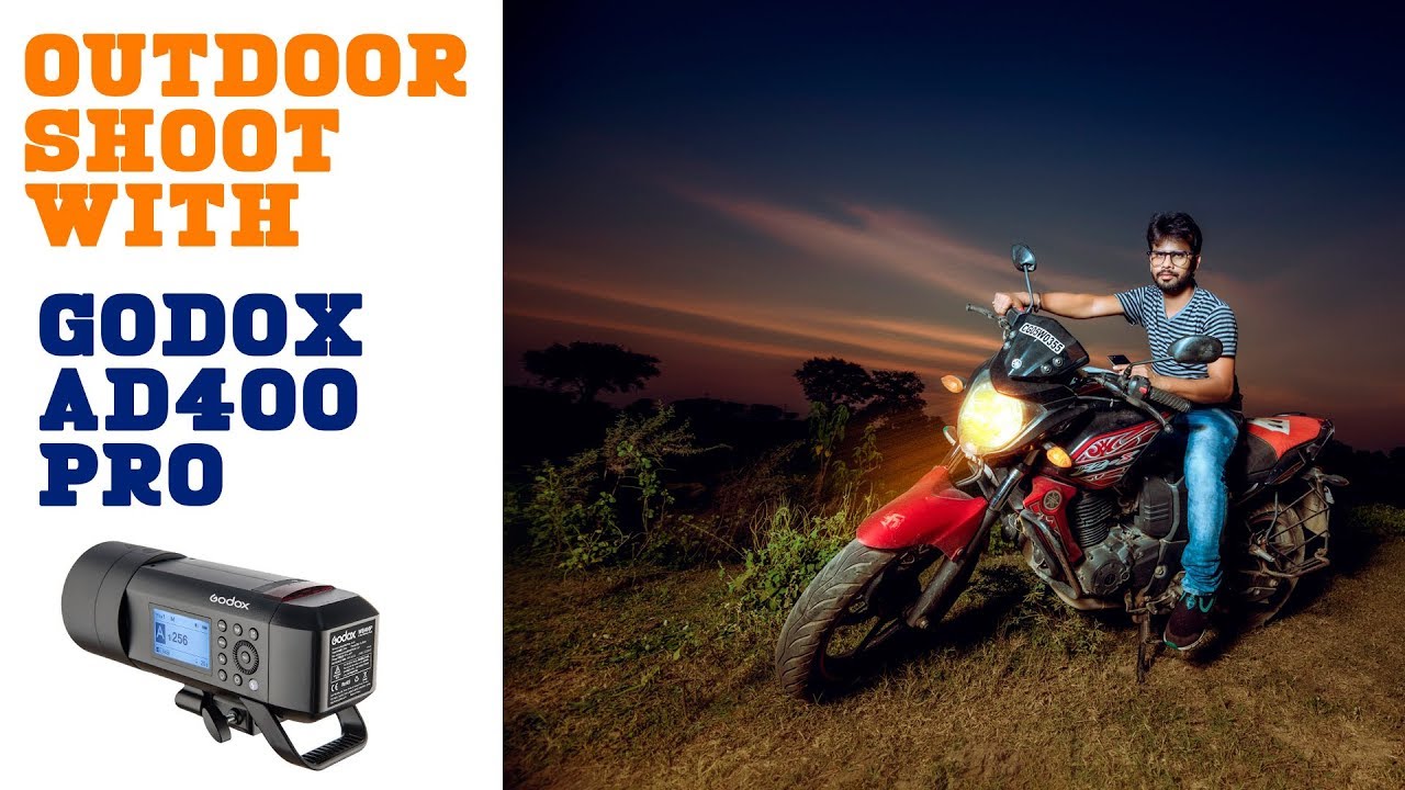 Best Outdoor photoshoot idea with godox ad400 pro flash - YouTube
