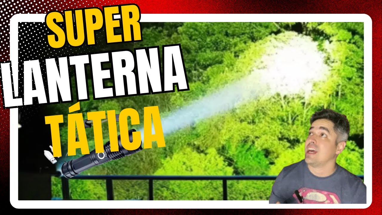 SUPER LANTERNA TÁTICA HS596 300W DE PURA POTÊNCIA E FOCO ULTRA WIDE!!!!! - YouTube