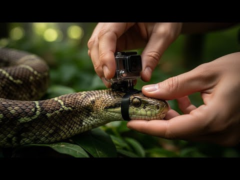Schlangenloch-Kameraperspektive 😱 | Im Inneren eines Schlangenbaus | Was befindet sich im Inneren...