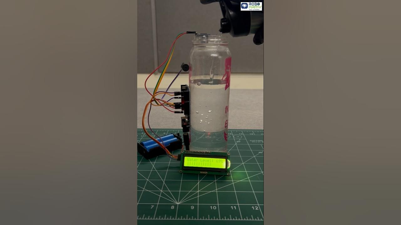 DIY Water Level Detection System #roboarmy #ultrasonicsensor # ...