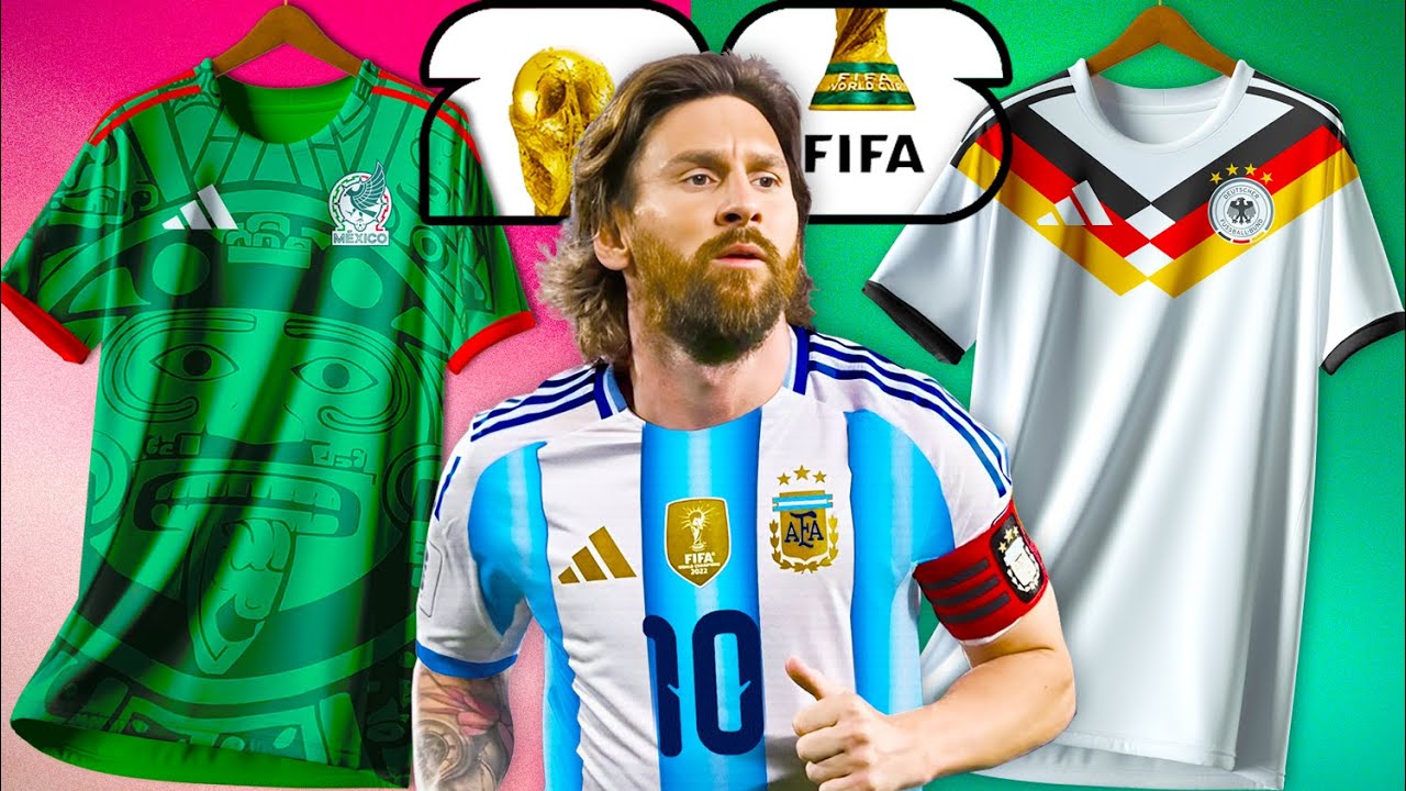 NUEVAS CAMISETAS del MUNDIAL 2026 | Argentina, México, Alemania y más ...