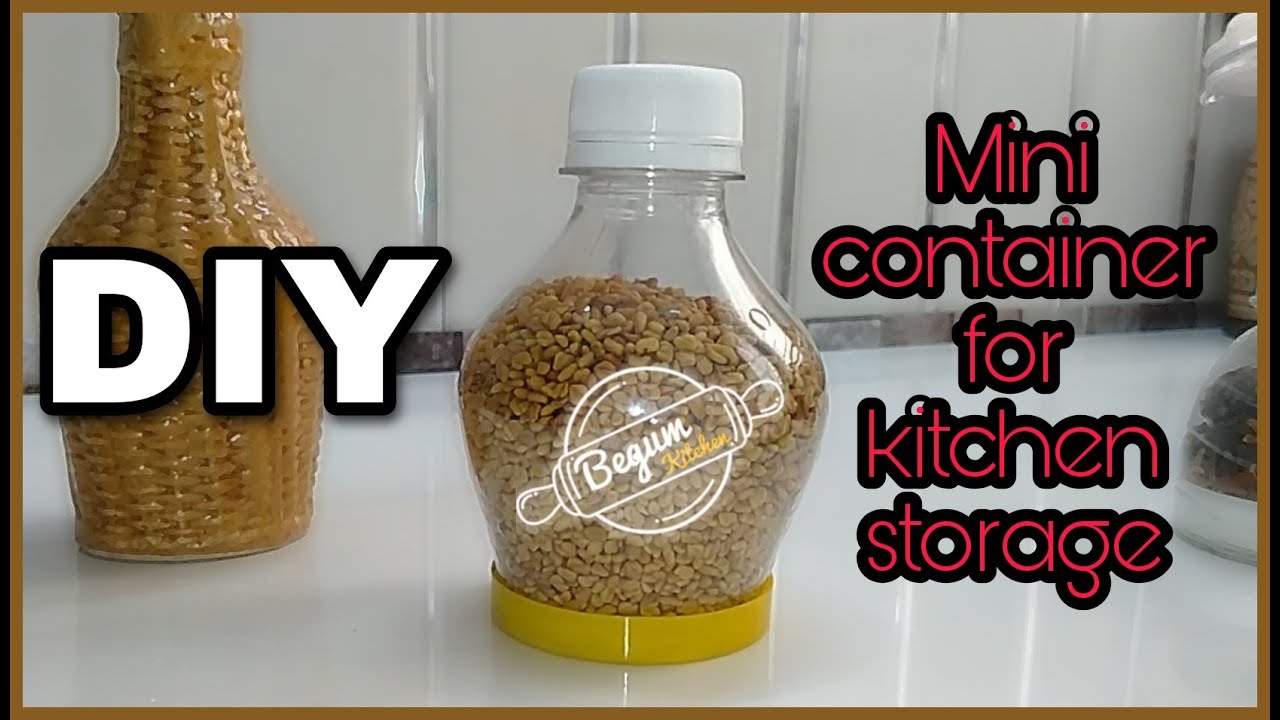 DIY container for kitchen storage mini storage containers by Begum ...