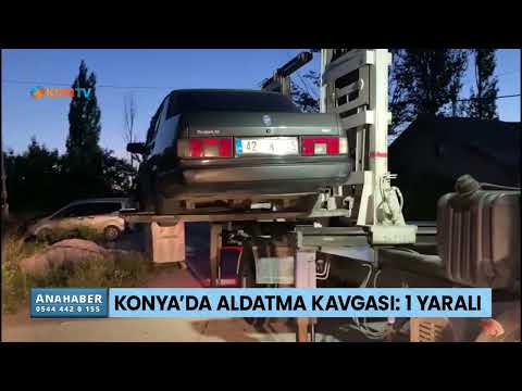 Konya'da aldatma kavgası: 1 yaralı