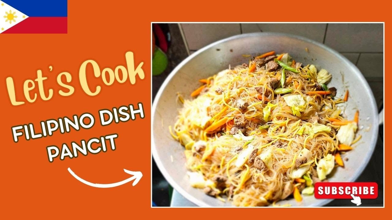 How To Cook Filipino Pancit With Canton and Vermicelli Noodles Easy ...