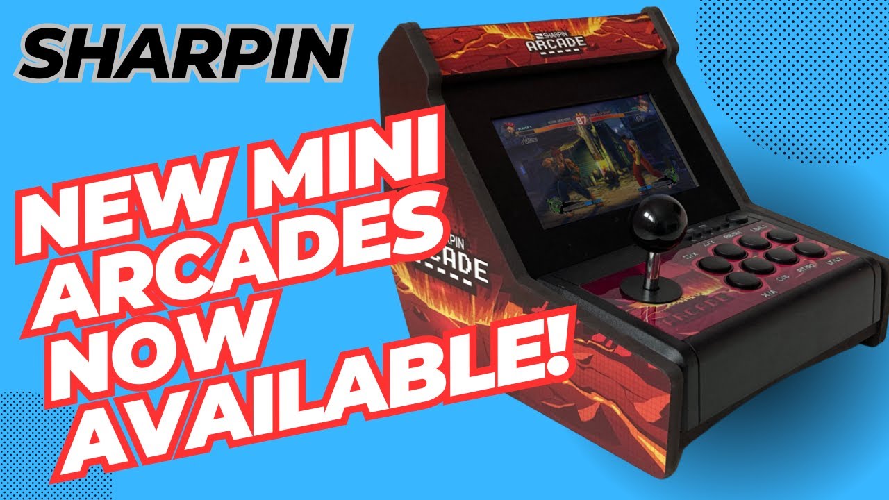 New Mini Arcades For Switch, iPhone or Android From Sharpin! - YouTube