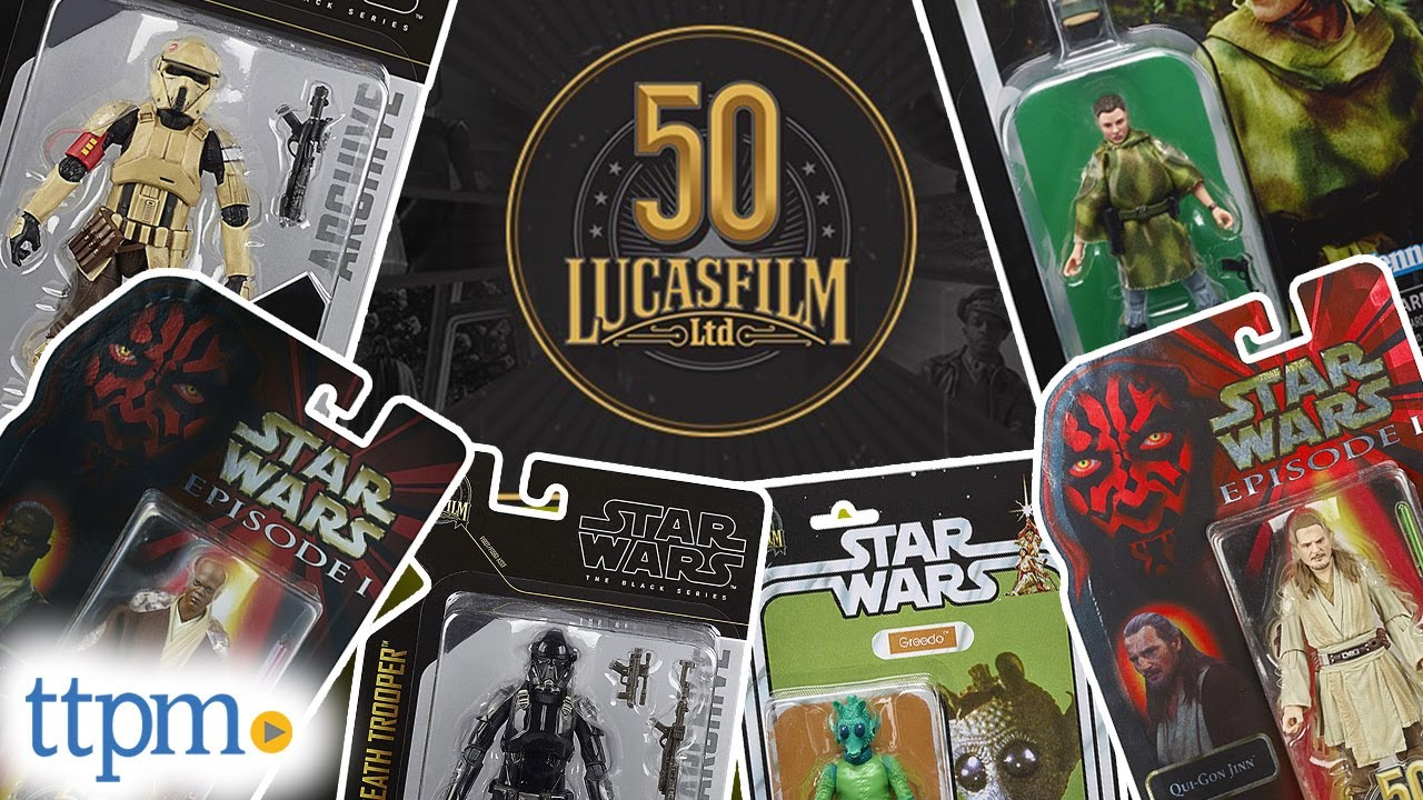 NEW Star Wars Lucasfilm 50th Anniversary Figures from Hasbro Review ...