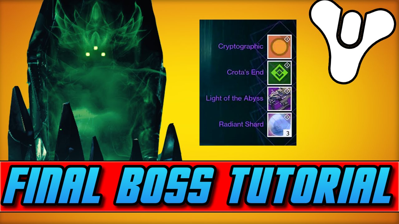 Destiny - "Crota's End" Final Boss Tutorial & Easiest Strategy (Destiny ...