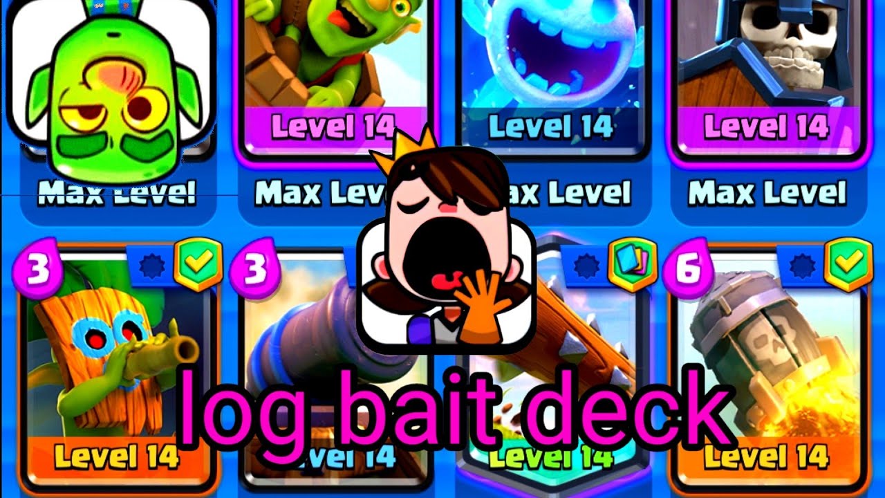 early season with log bait deck in clash royale - YouTube