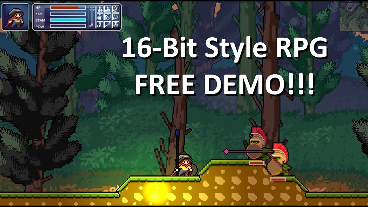 We Have a Tutorial! Try the FREE DEMO of my 16 bit Style RPG! #PixelArt ...