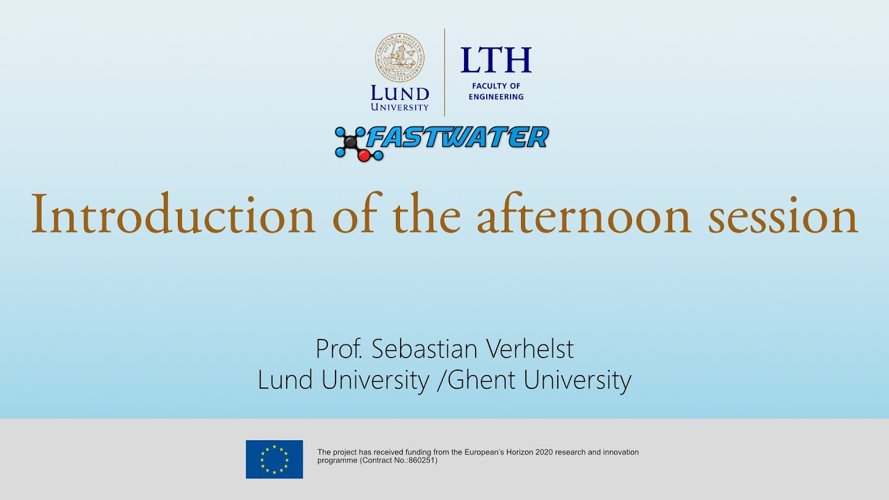 Introduction of the afternoon session - YouTube