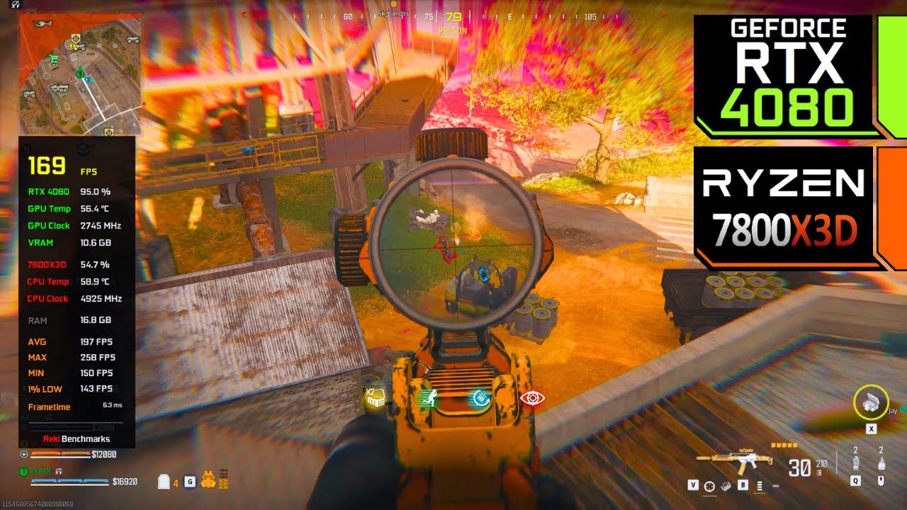 Call of Duty: Warzone 3 l RTX 4080 + Ryzen 7 7800X3D l 1440p ...
