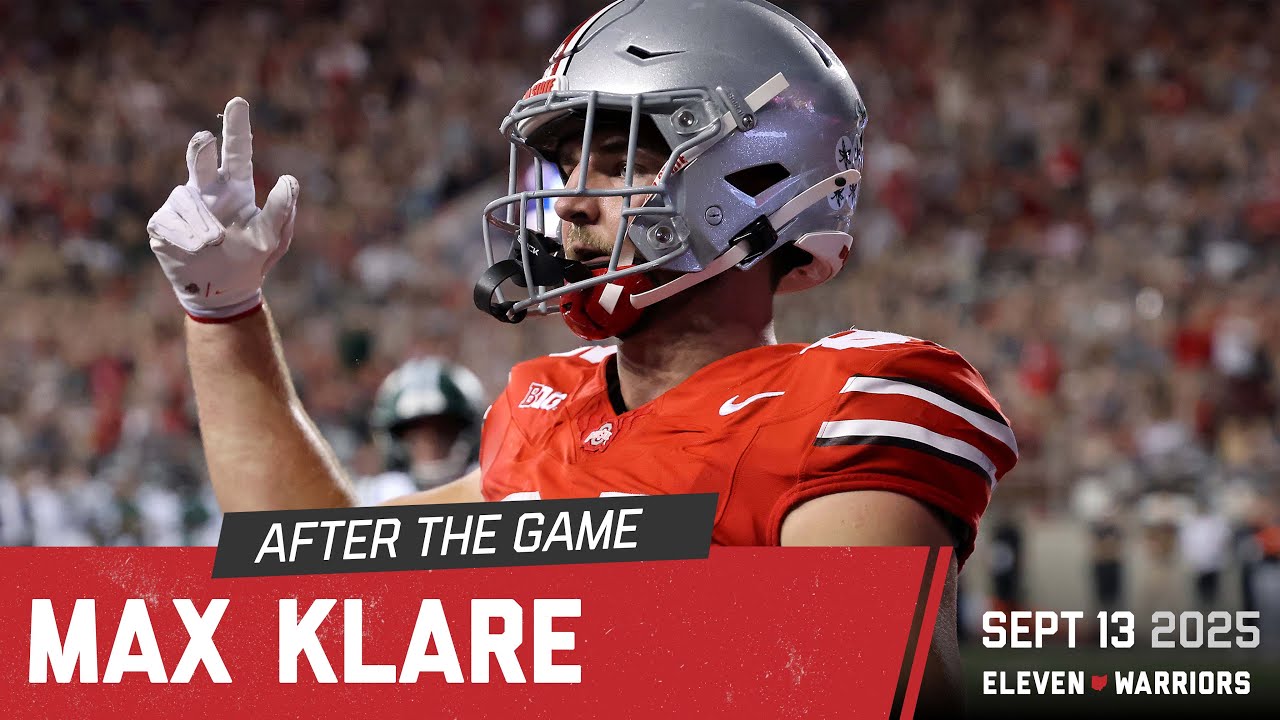 Max Klare calls his first Ohio State TD "one of the coolest touchdowns ...